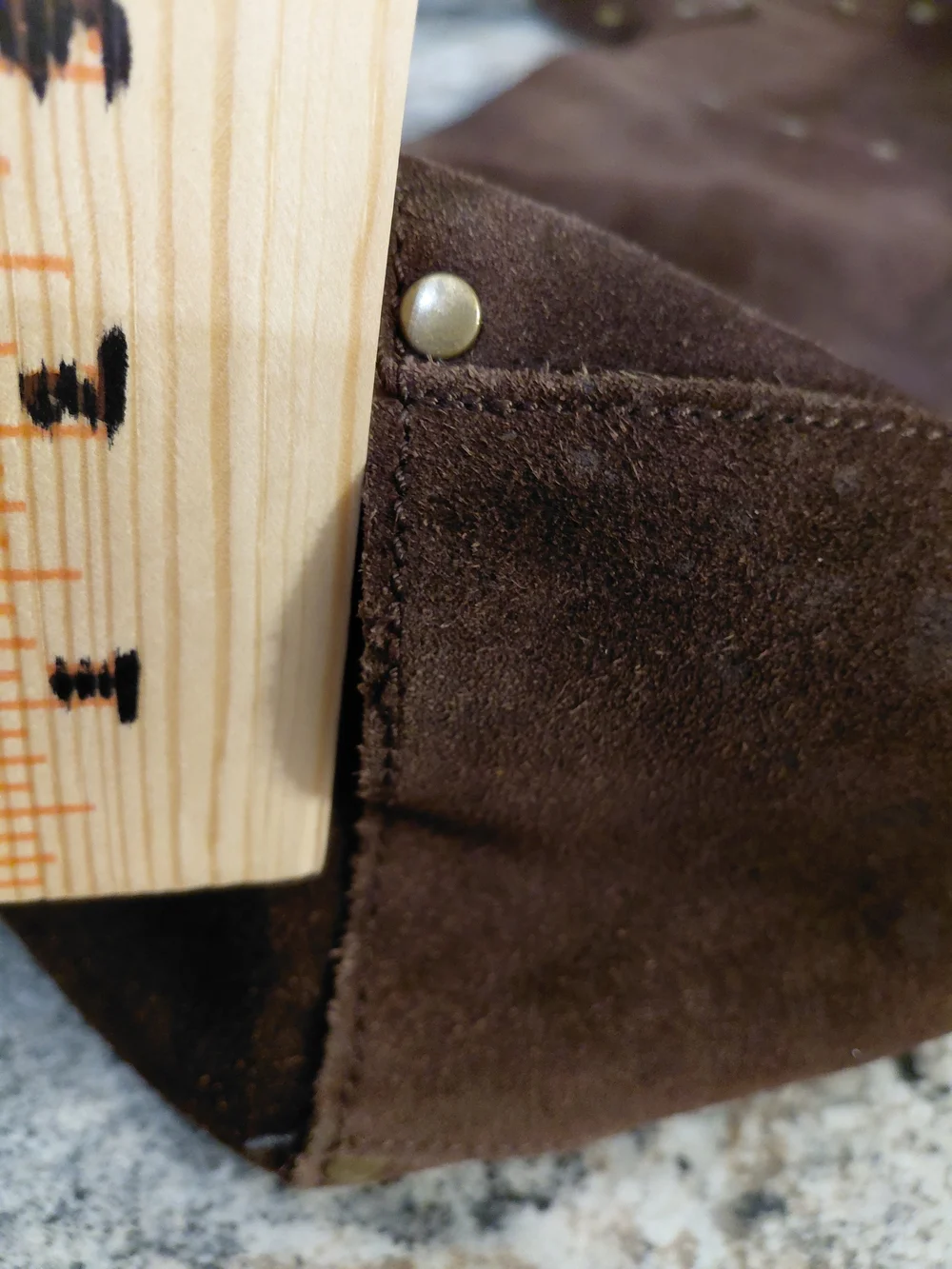 GAP | Bags | Y2k Gap Brown Suede Studded Tote Bag Purse Read ...